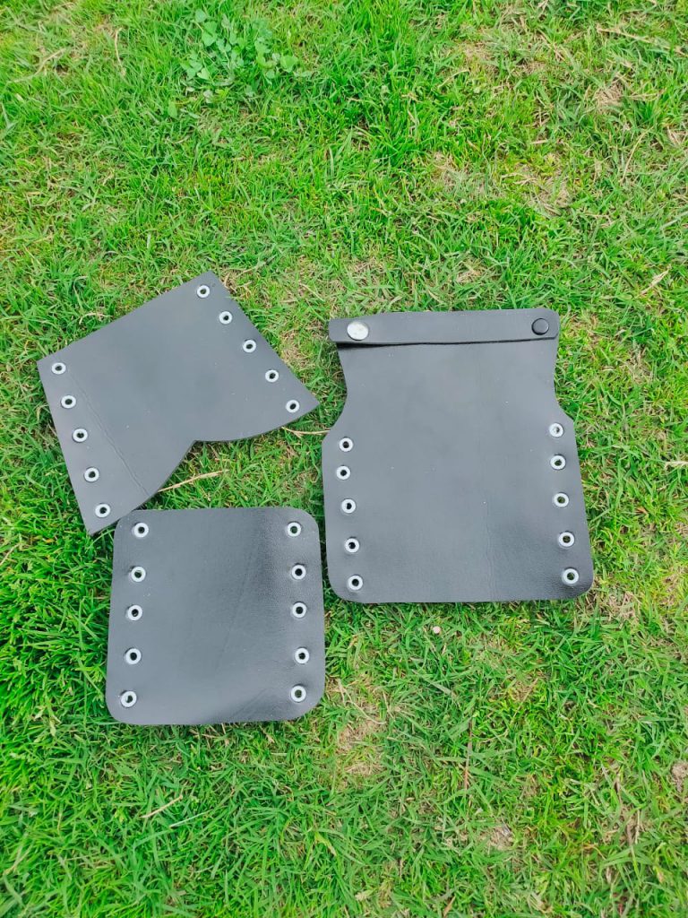 Ak 47 Leather skin for Trigger Grip and Handguard - Black | Craft House