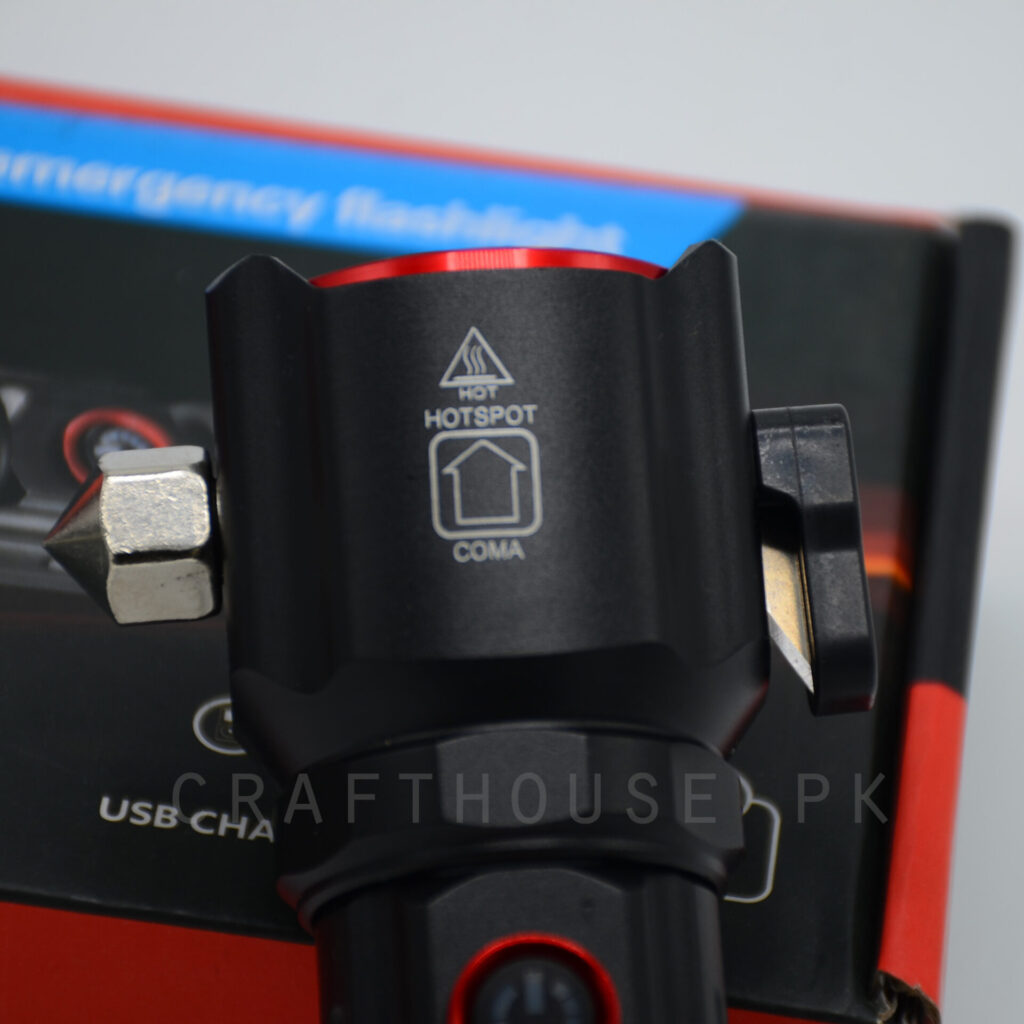 Escape Rescue Ultra Bright long range Flashlight with Multi options ...