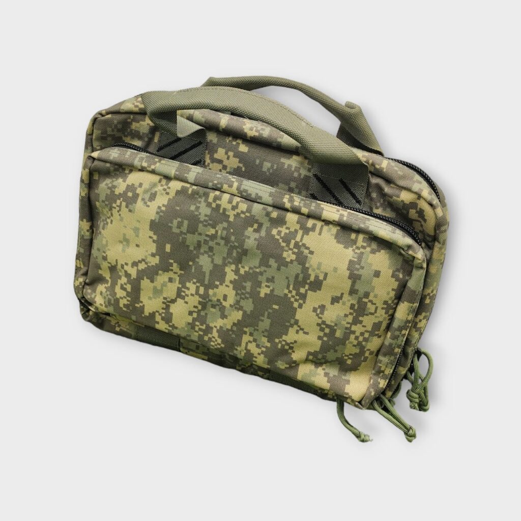 GPS Tactical Dual Pistol Bag - Camouflage, Made in USA, Multiple ...