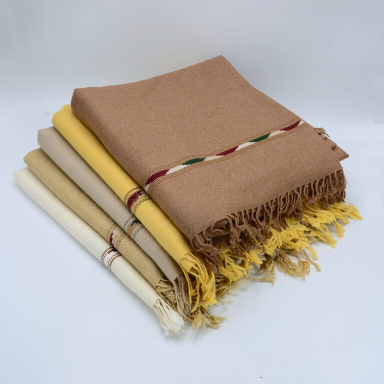 Pure Australian Wool Shawl for Gents Full-Size Handmade Woolen Shawl ...
