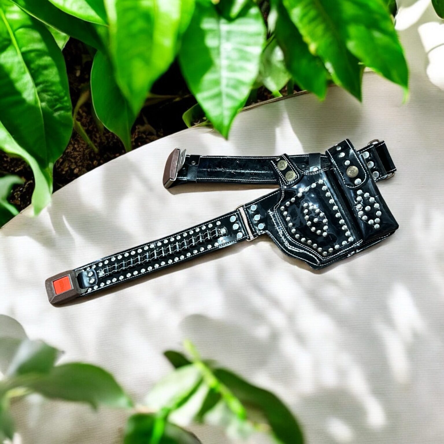 Sindhi Genuine Leather Holster for 9mm Pistol with Spare Magazine Pouch ...