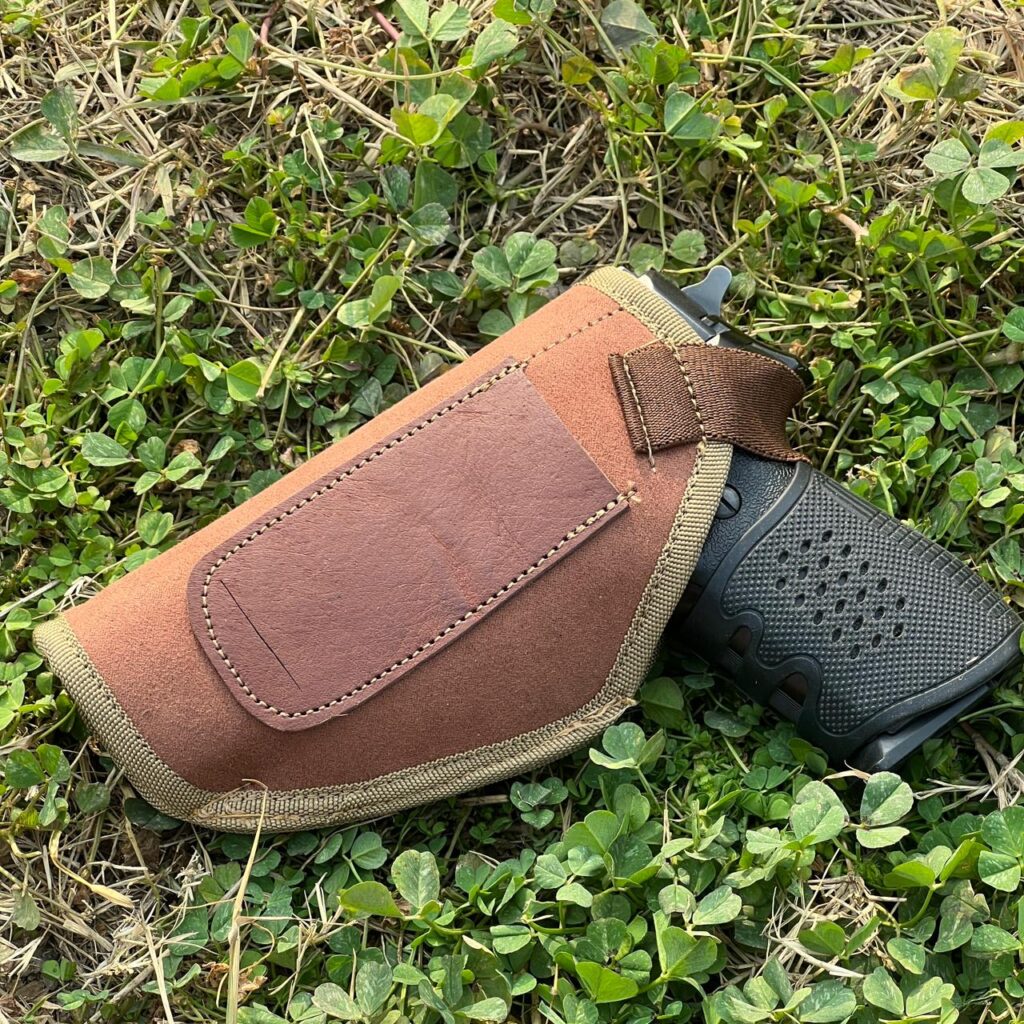 Suede Leather Concealed Carry Inside Waist Holster with Removable Clip ...