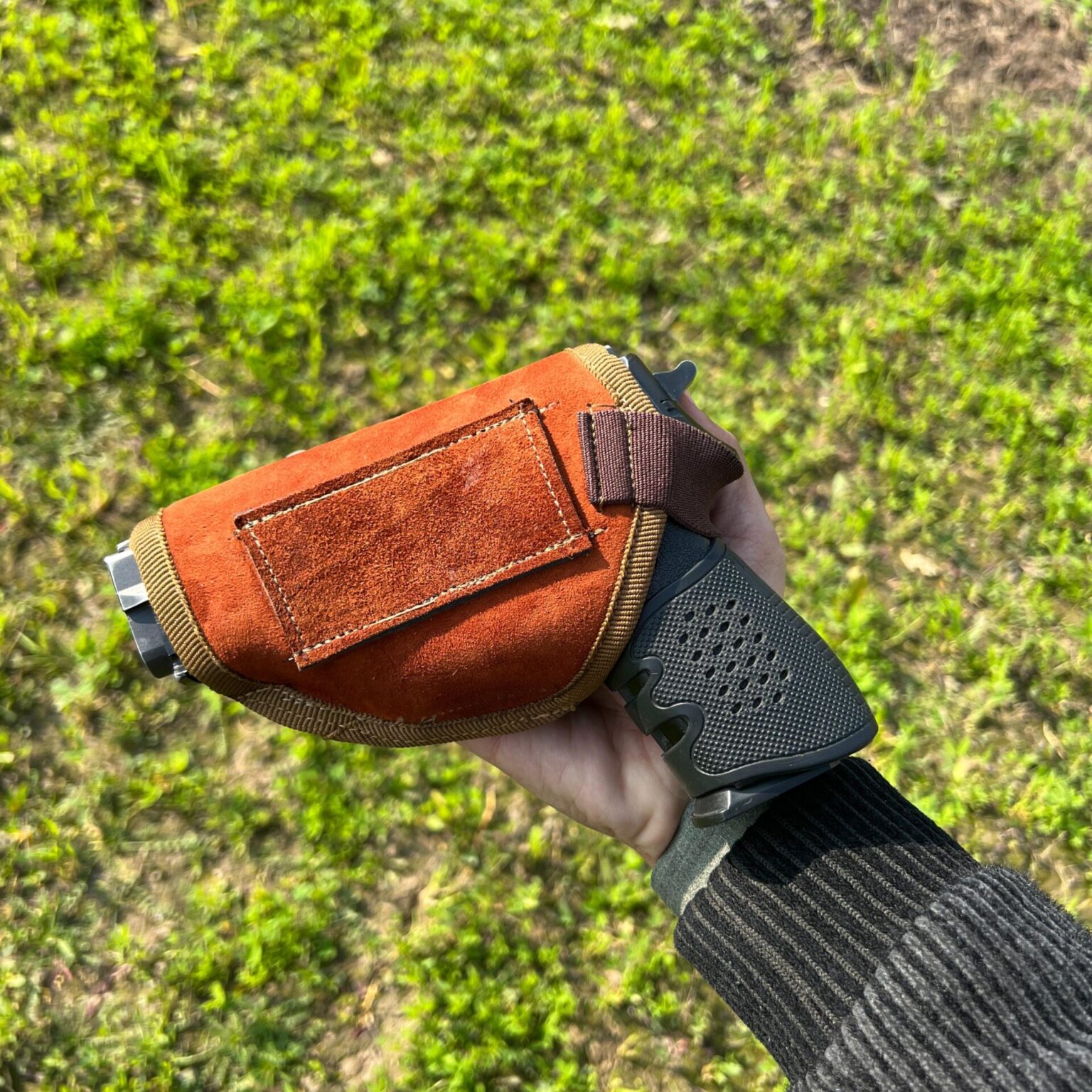 Universal Suede Leather Concealed Carry Holster for Inside and Outside ...