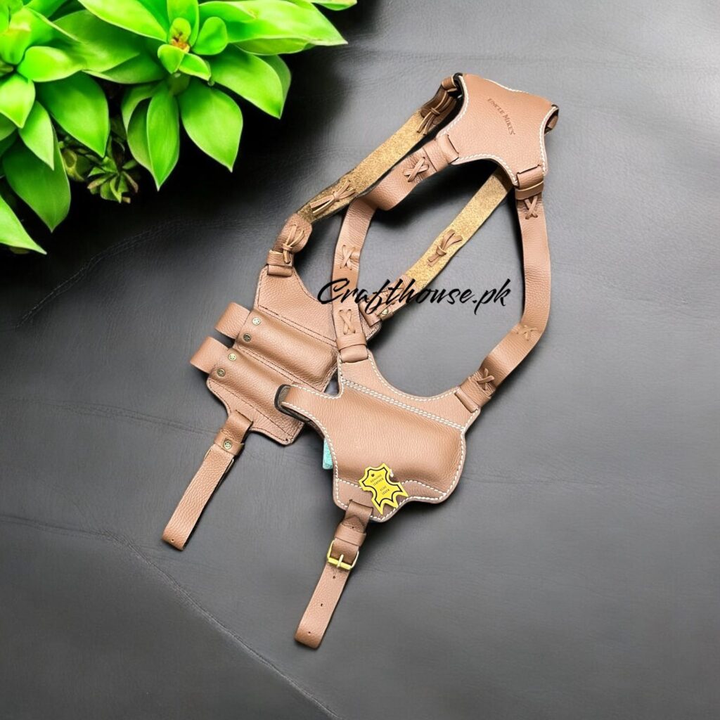 Double-Sided Shoulder Holster for Glock 17/19 – Genuine Leather | Craft ...