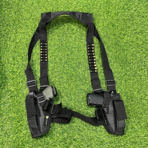 Double-Sided Shoulder Holster for Two Pistols - Dual Pistol Holster in ...
