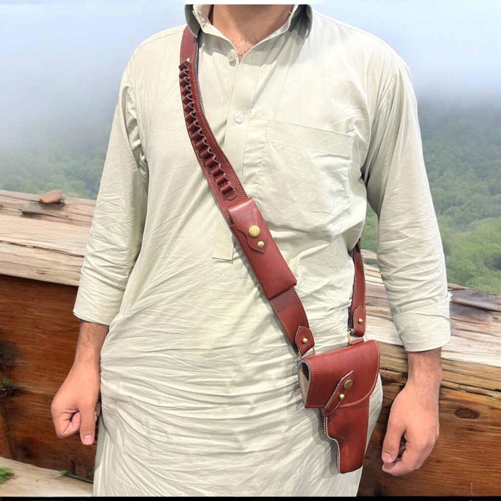 Premium Crossbody Leather Holster for 9mm Handguns – Stylish and Secure ...