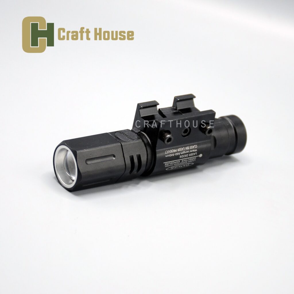 M4 Tactical Rechargeable Flashlight with Zoom for Picatinny Rails ...