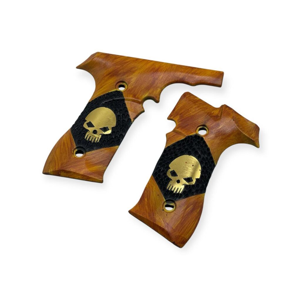 Zigana modified grips with skull design | Craft House